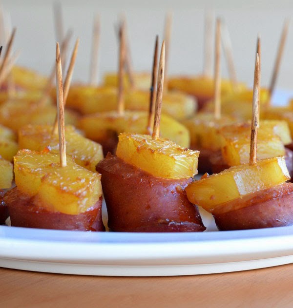 The Itty Bitty Homestead Cookbook: Glazed Kielbasa Bites