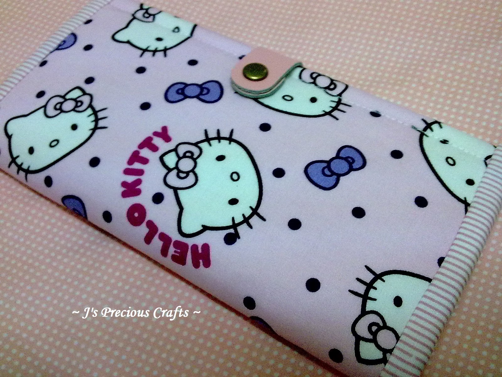j's precious crafts: Hello Kitty 长夹包 Hello Kitty Long Wallet