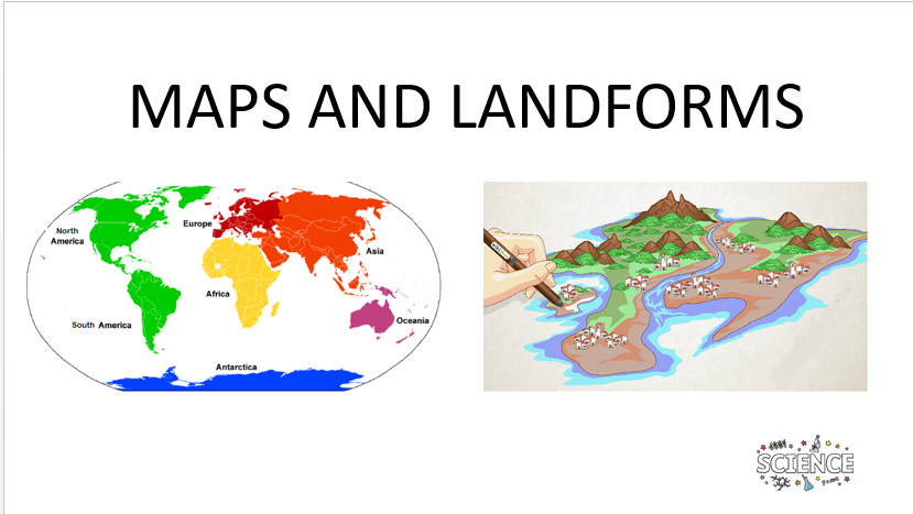 FSLOVENGLISH: MAPS AND LANDFORMS.