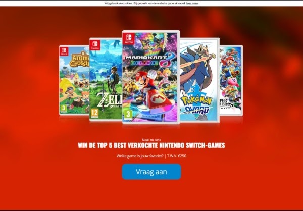 Koop nieuwe Nintendo Switch-spellen!