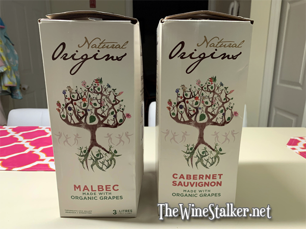 Natural Origins Boxed Wine ~ Malbec & Cabernet Sauvignon ~ The Wine Stalker