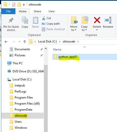 Implementación de aplicaciones web Python (Flask) en Windows Server ...