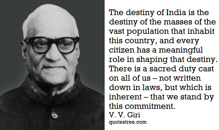 Fourth President of India Sh. Varahagiri Venkata Giri (V. V. Giri ...