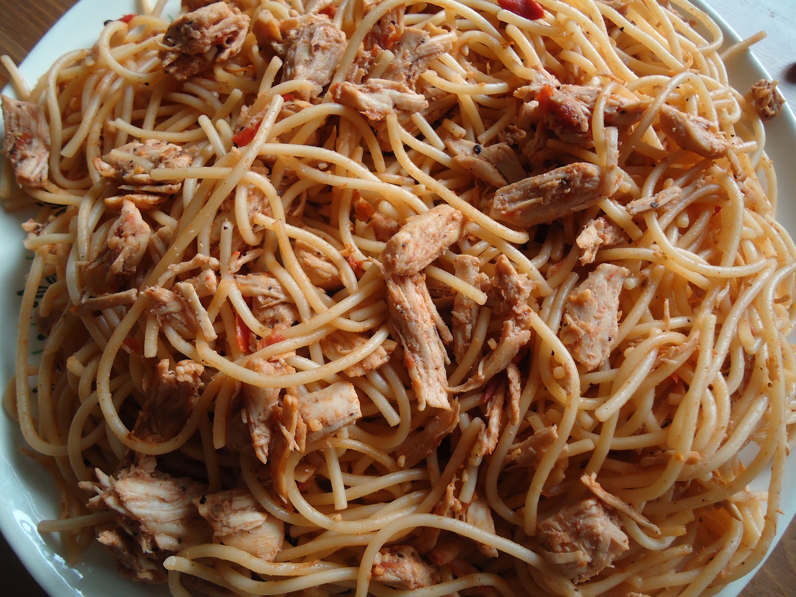 morEwish Cuisine by Mahwish: Chicken Spaghetti Sasu Maa Style