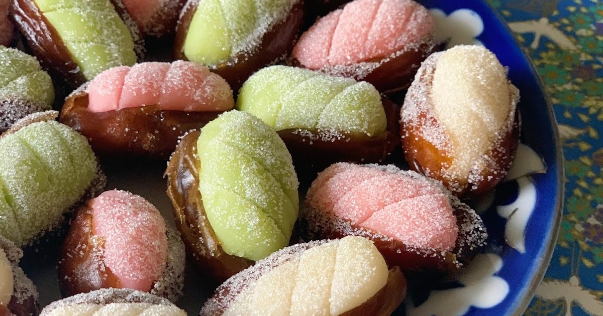 Les Casseroles de Nawal: Dattes fourrées à la pâte d'Amande