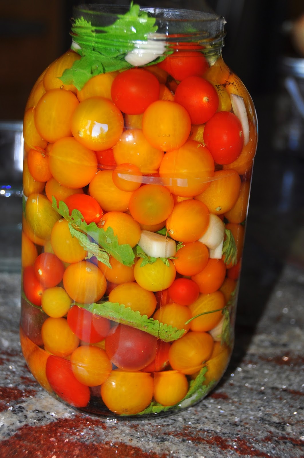 Kootenai Girl - A Vegetarian Food Adventure: Fermented/Pickled Tomatoes