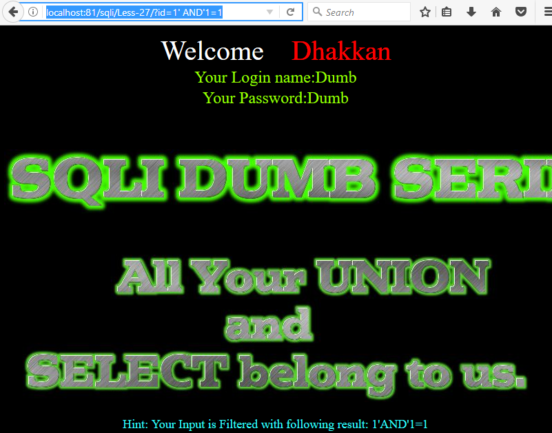 How to Bypass SQL Injection Filter Manually How to Bypass SQL Injection Filter Manually