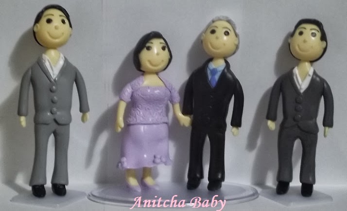 Anitcha Baby - Lembranças: Bodas de Casamento - Topo de bolo Nobumi e ...