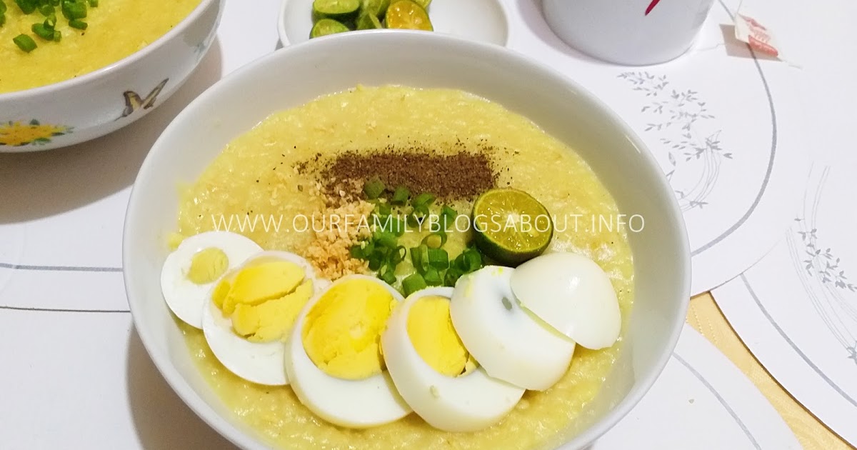 Lugaw with Egg Recipe