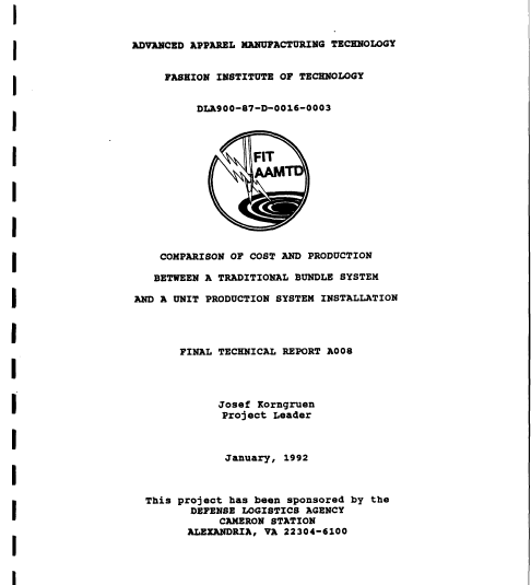 Comparison of Cost and Production Between a Traditional Bundle System ...