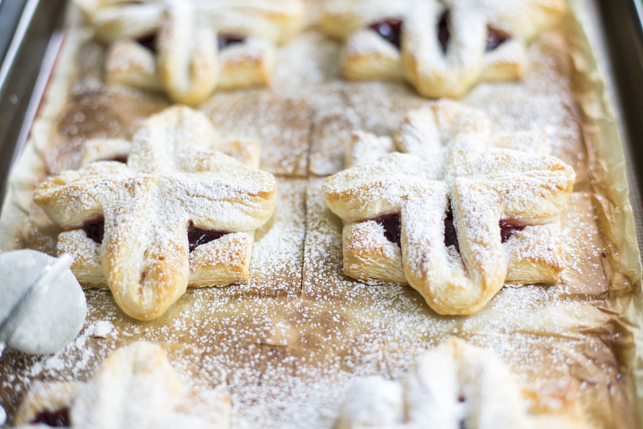 Kylee's Kitchen: Puff pastry snowflakes