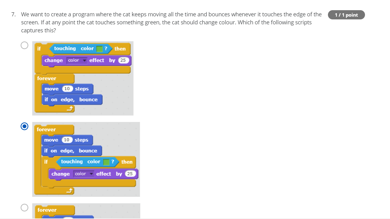 Coursera Answer : Code Yourself! An Introduction to Programming.