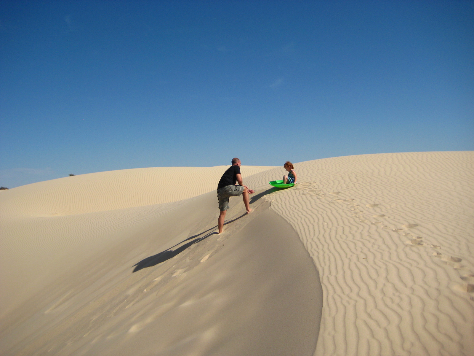 The Desert Chronicles: Sand Sledding