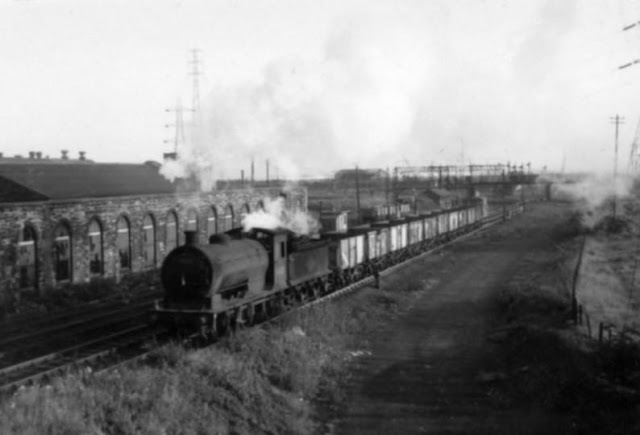 North Tyneside Steam Railway: J27 out of Percy Main, 1963