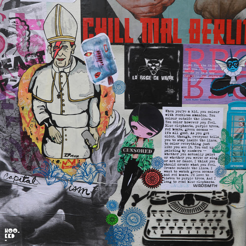 Street Art at the London International Paste up Festival | Hookedblog ...