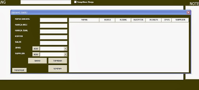 Cara Membuat Program Kasir Konter HP Sederhana Menggunakan Microsoft ...