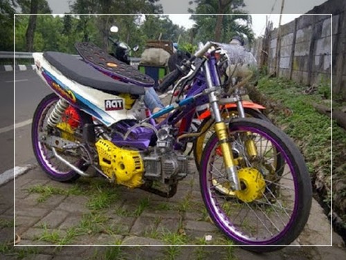 100 Foto modifikasi motor crypton Paling Keren - Modifikasi Motor
