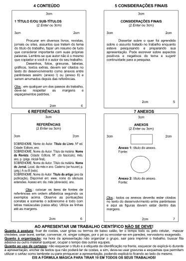 BIOLOGIA COM A PROFESSORA EDILENE: MODELO DE TC (Trabalho Científico)