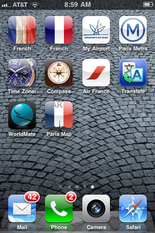 Fishtails and Pearls: Paris: there's an app for that!