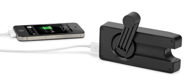 Hand Powered Phone Charger ~ Technicsit