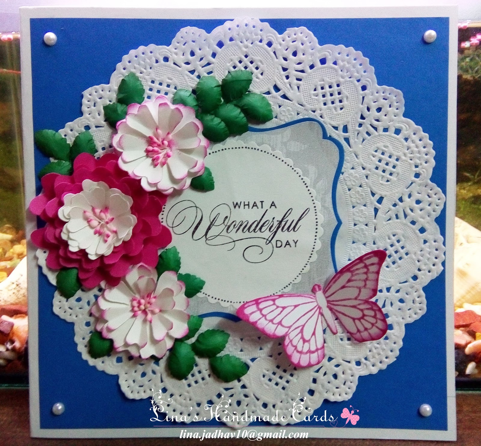 Lina's Handmade Cards: Two pretty cards!!!