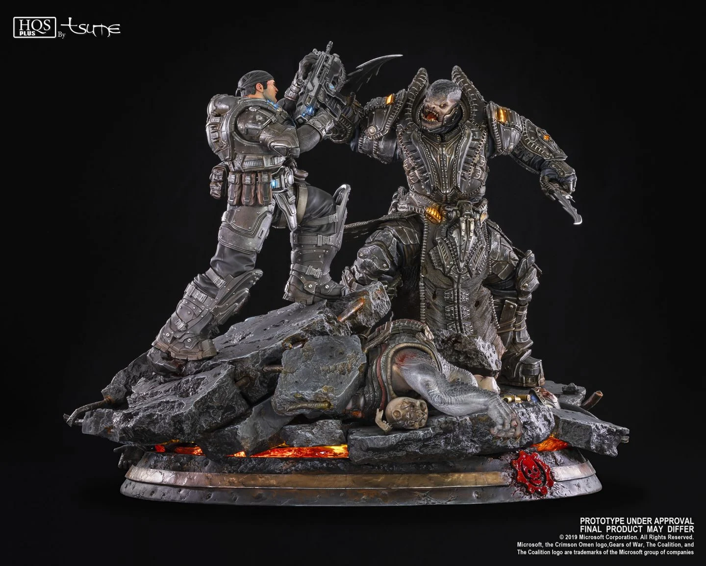 Gears of War - Marcus vs General RAAM HQS+ 1/5 (Tsume Art)