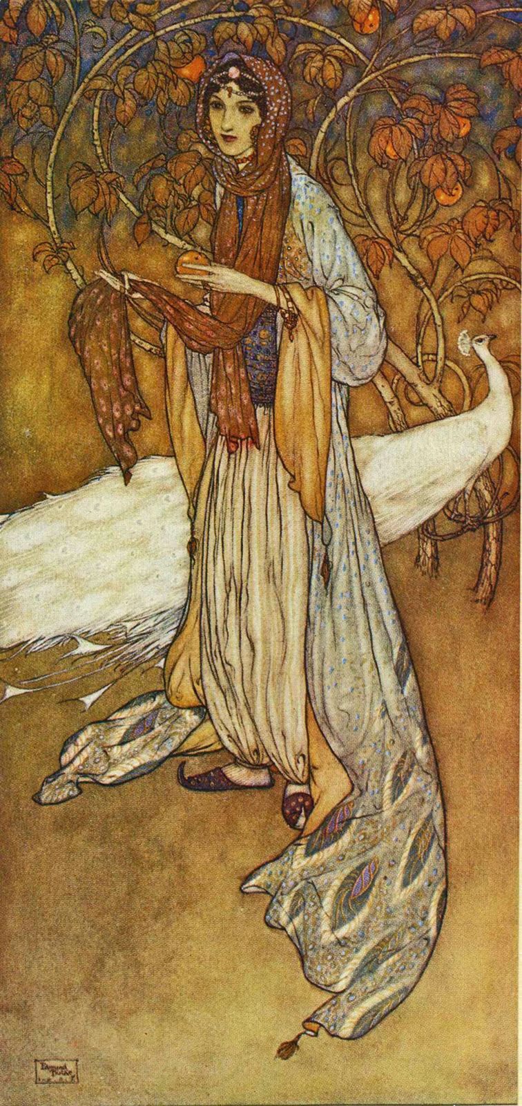 PEACOCK'S GARDEN: Edmund Dulac