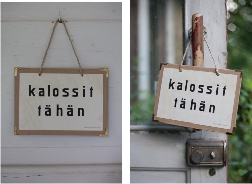 Diagnoosi:sisustusmania: Pieni kylttikauppa