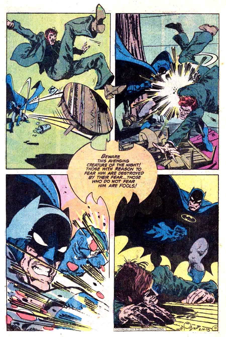 Detective Comics #450 - Walt Simonson art - Pencil Ink