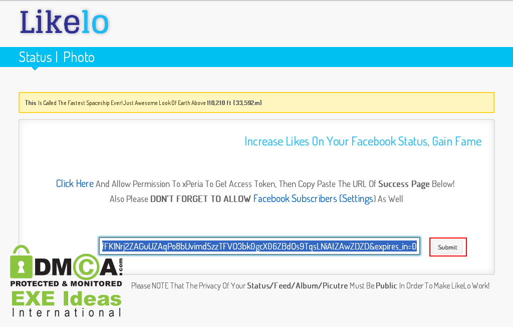 Cara Menggunakan Auto Like LIKELO.YN.LT