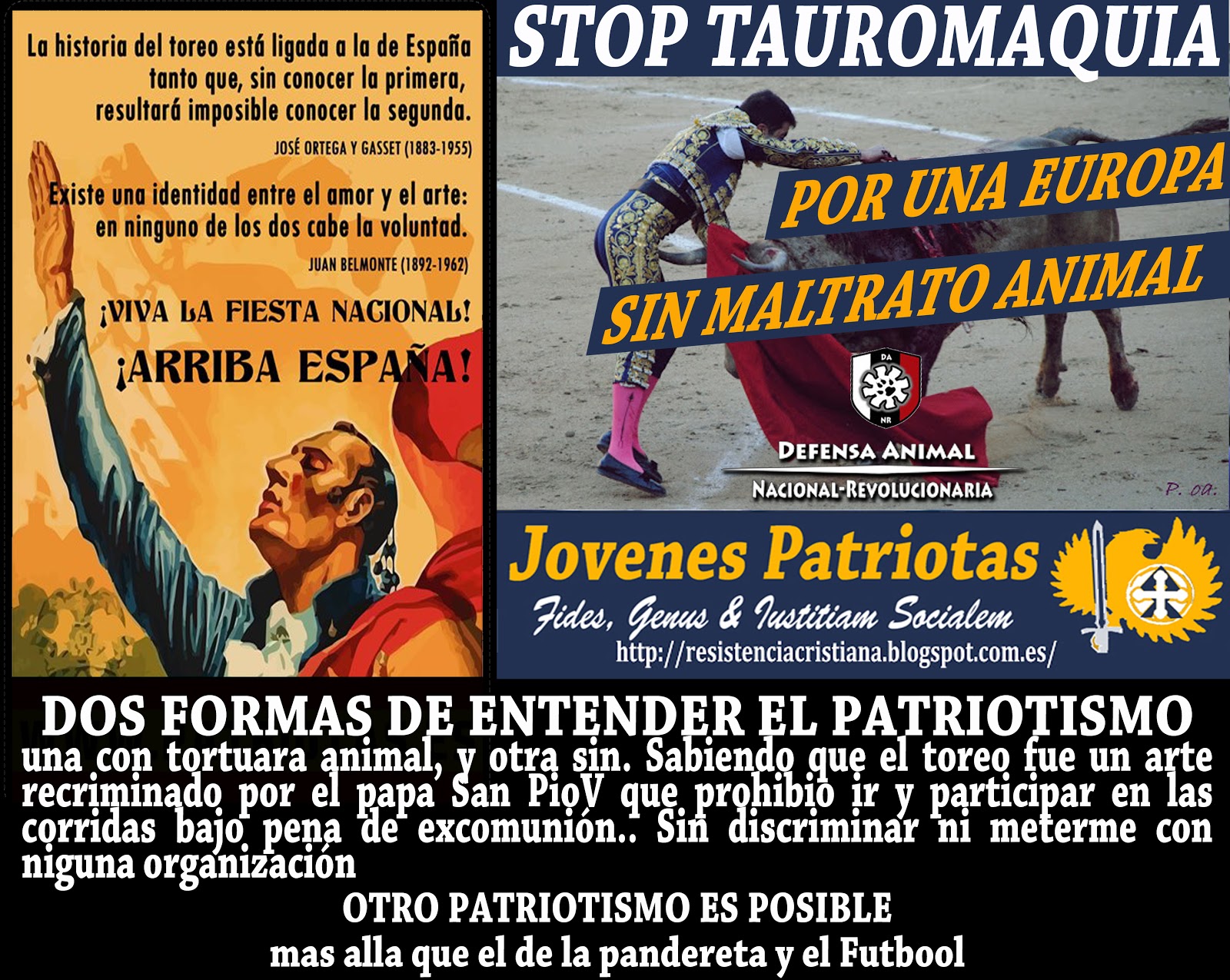 RESISTENCIA CRISTIANA INFO: Dos formas de entender el Patriotismo