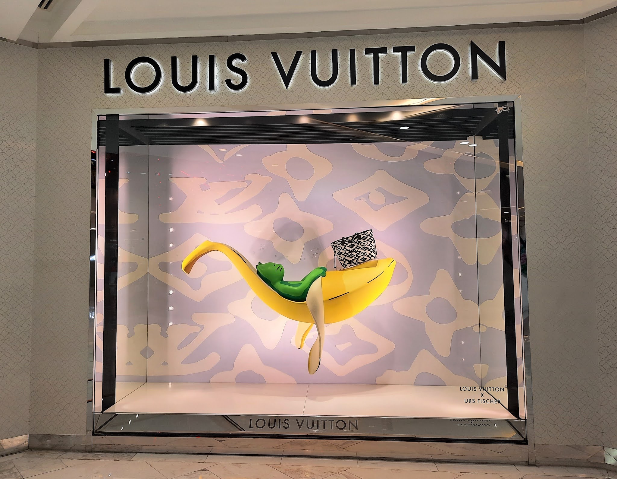 LOUIS VUITTON X URS FISCHER Window Display at Emporium Department Store ...