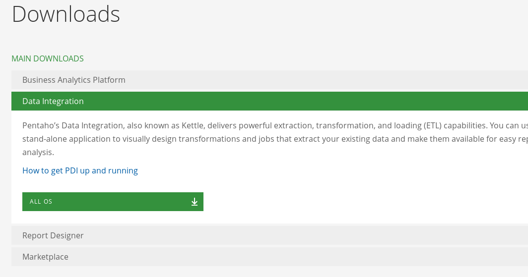 #Installation - Pentaho Data Integration (Kettle) Community Edition - Ctrl + Alt + T