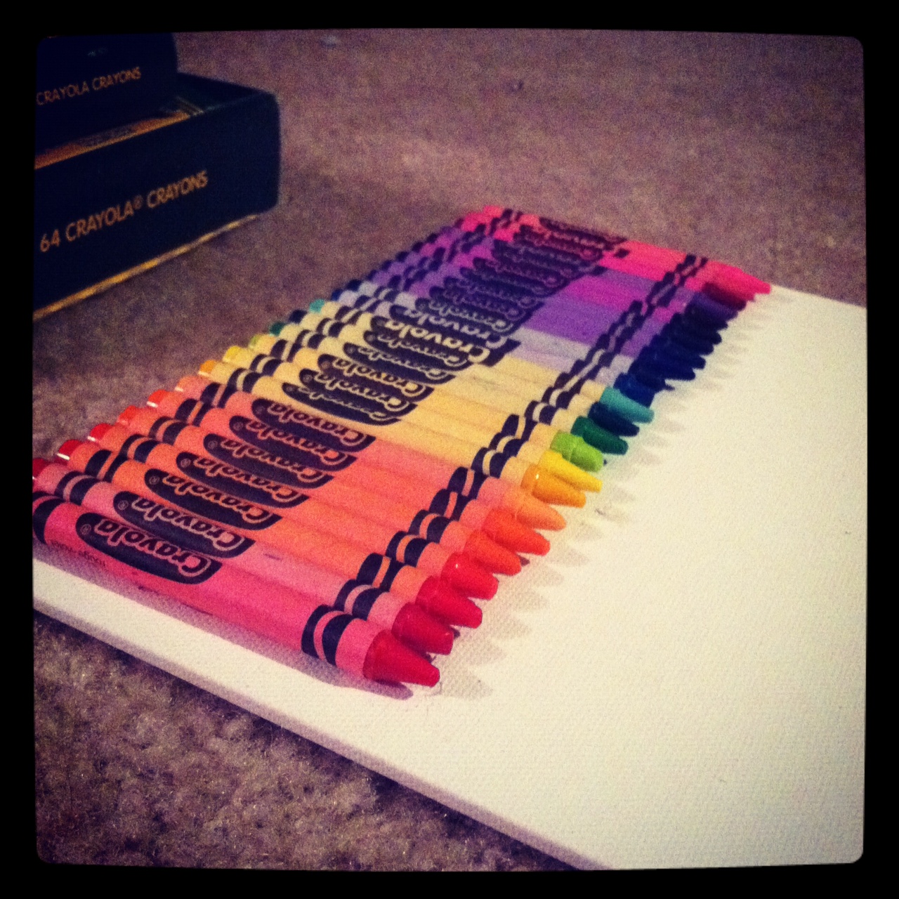 A Beautiful Mess.: Crayon Art.