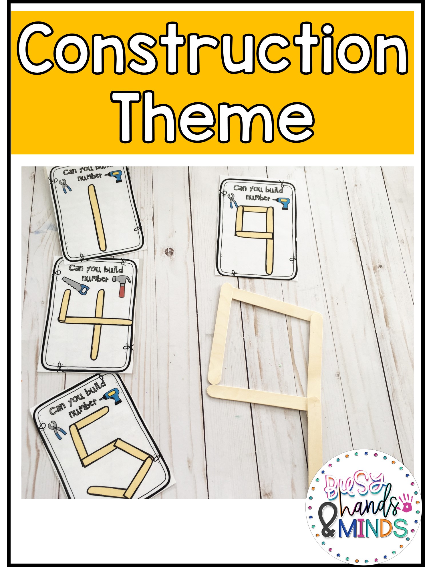 Construction Preschool Theme | Busy Hands and Minds