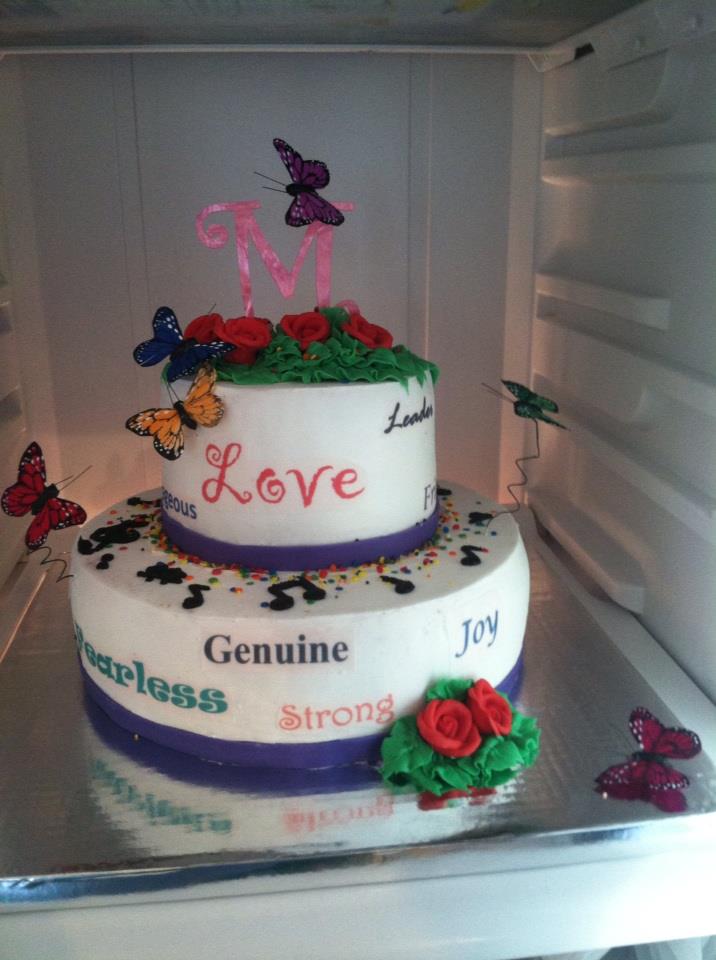 Introducing....: An Inspirational Cake for an inspirational young lady