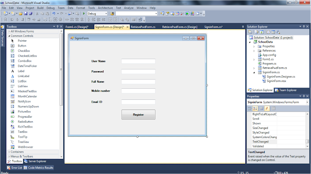 Login and Registration forms in C# windows application with Back end ...