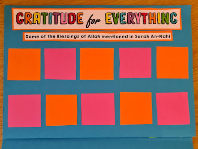 Iman's Home-School: Attitude of Gratitude - Poster Booklet