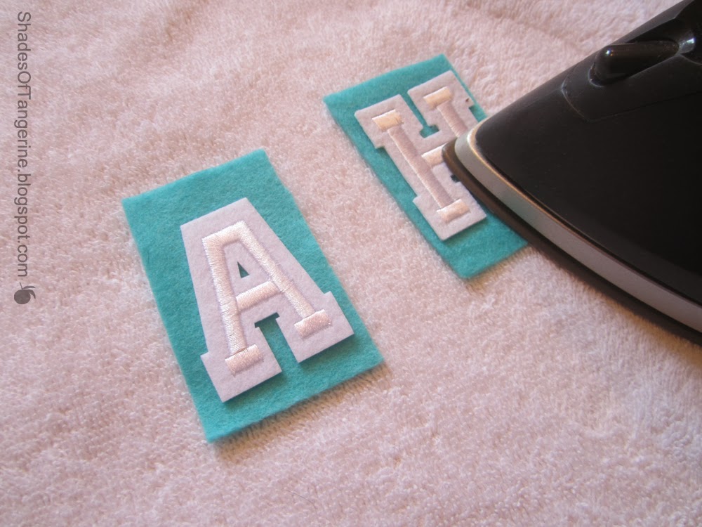 Shades Of Tangerine: Monogram Keychain (DIY)