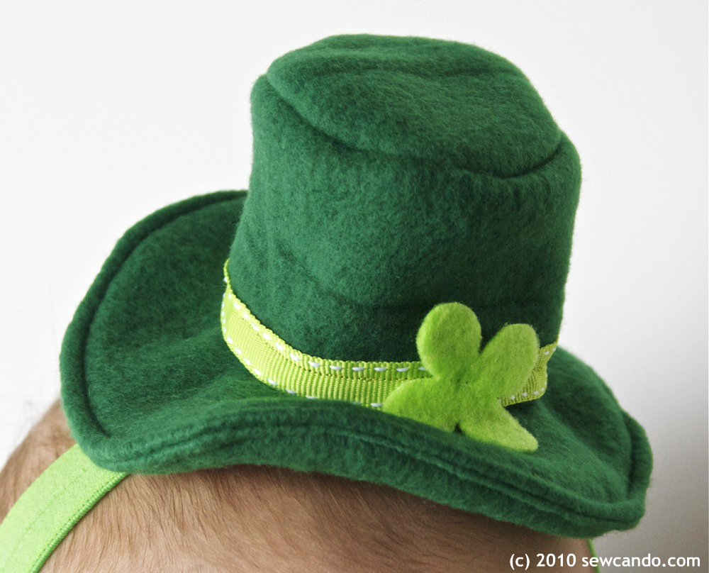Sew Can Do: Limited Time FREE Pattern: Little Leprechaun Mini Top Hat