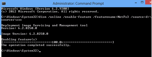 Iloveyounet Error While Enabling Windows Feature Netfx3