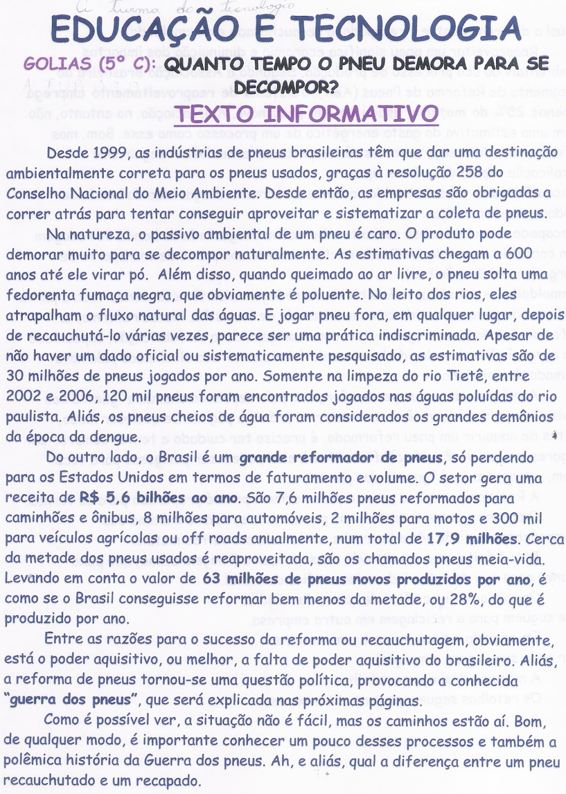 Crônicas Curtas Para Escola - BRUNIV