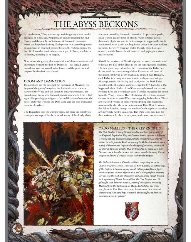 Warhamer 40k Codex: Daemonic Incursion Edition - Faeit 212