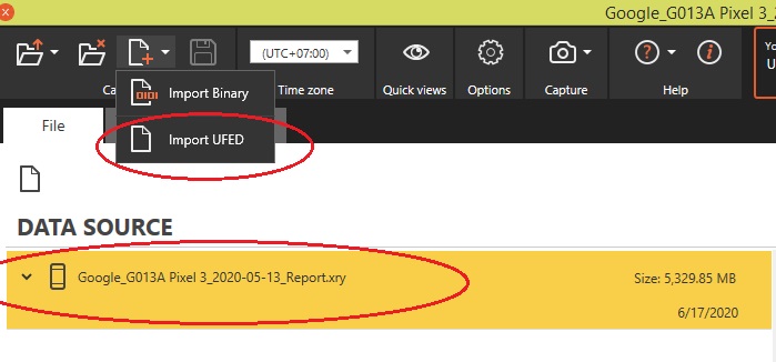 Digital Forensics Examiner: Mobile Forensics:XAMN Viewer
