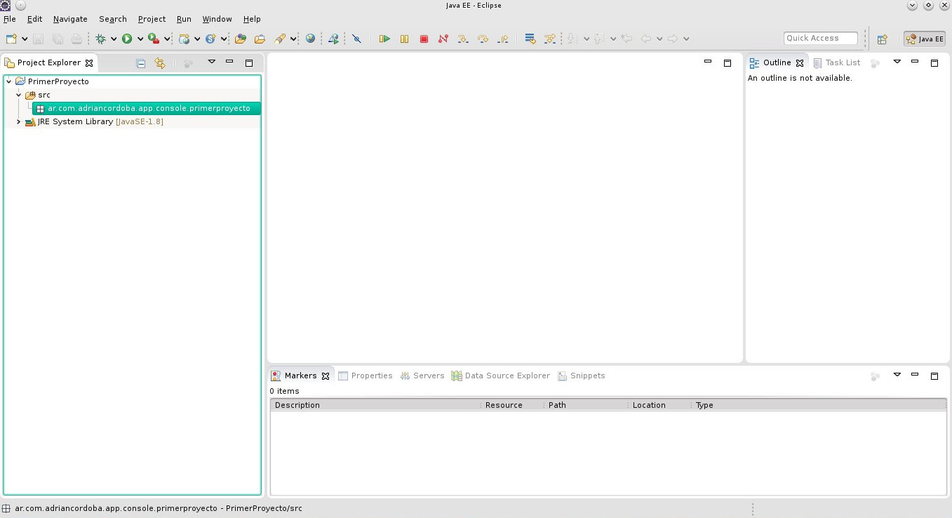 Tutoriales Java SE: Tutorial 02 - Desarrollo de una aplicación Java con Eclipse