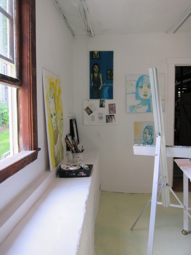 art studio: before and after