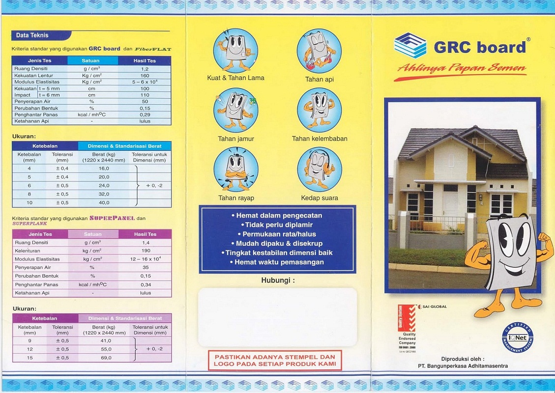 Plafond dan Partisi : GRC Board - [Suplier-Material] Pemasuk Material ...
