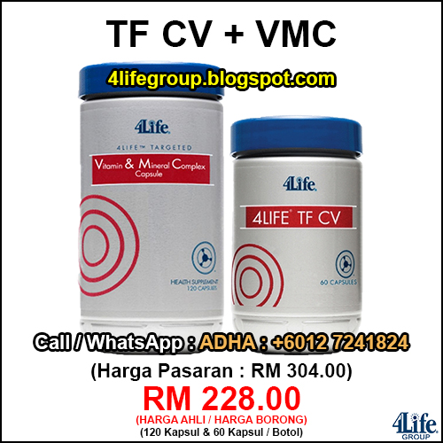 4Life TF CV + 4Life Targeted Vitamin & Mineral Complex - 4Life Transfer ...