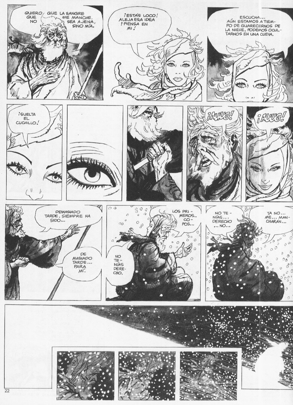 Los comics de Machete: Nieve Roja