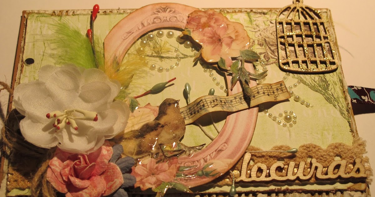 "Manos Creativas de Kaita": Mini álbum hojas de 12" x 12"